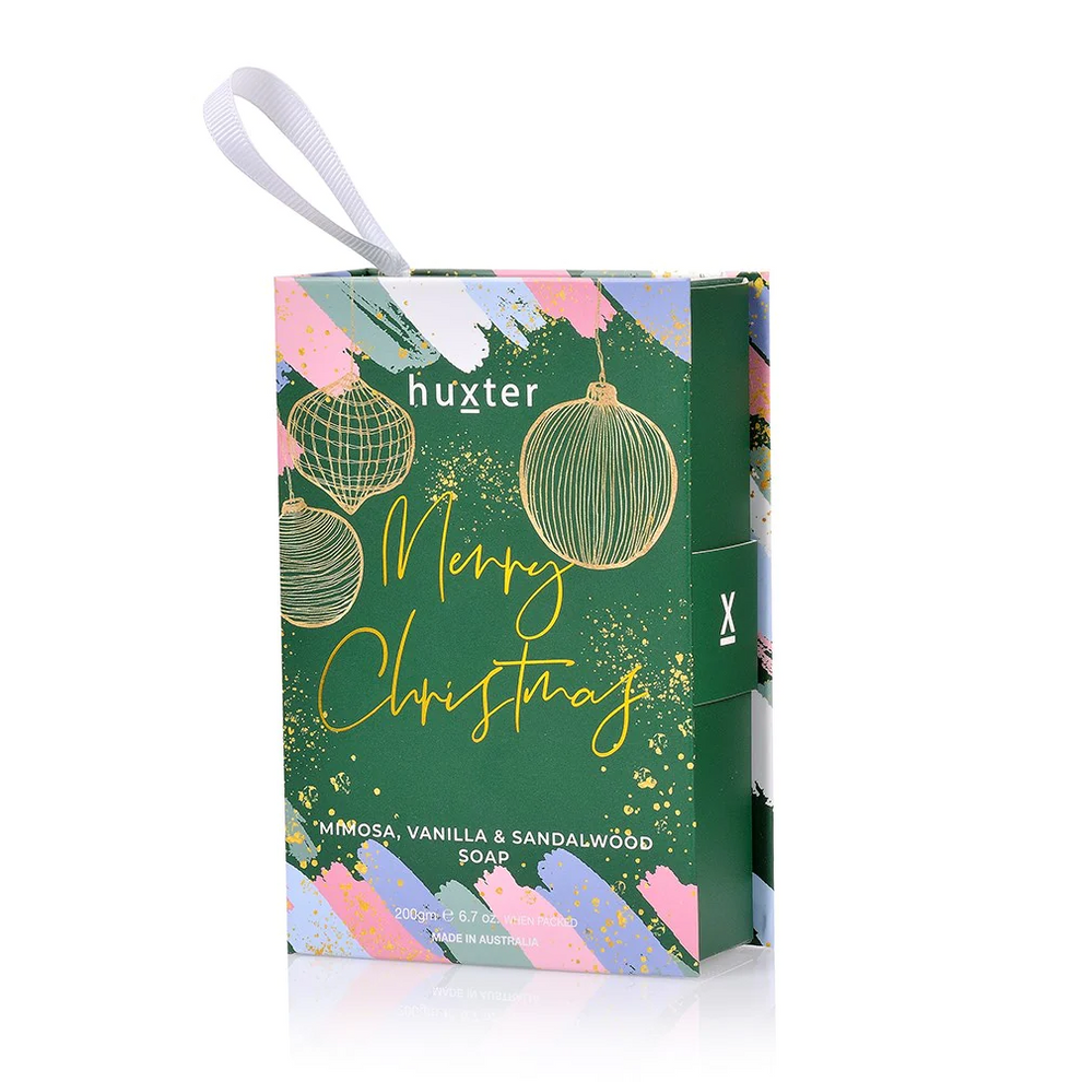 Merry Christmas Hanging Soap Book Gift- Green – The Lemon House